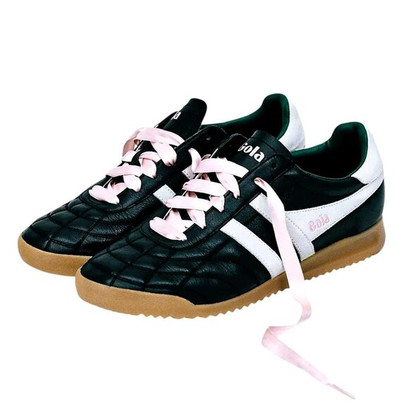 Gola | Shoes | Gola X Anthropologie Stadium Sneakers Black Chalk ...